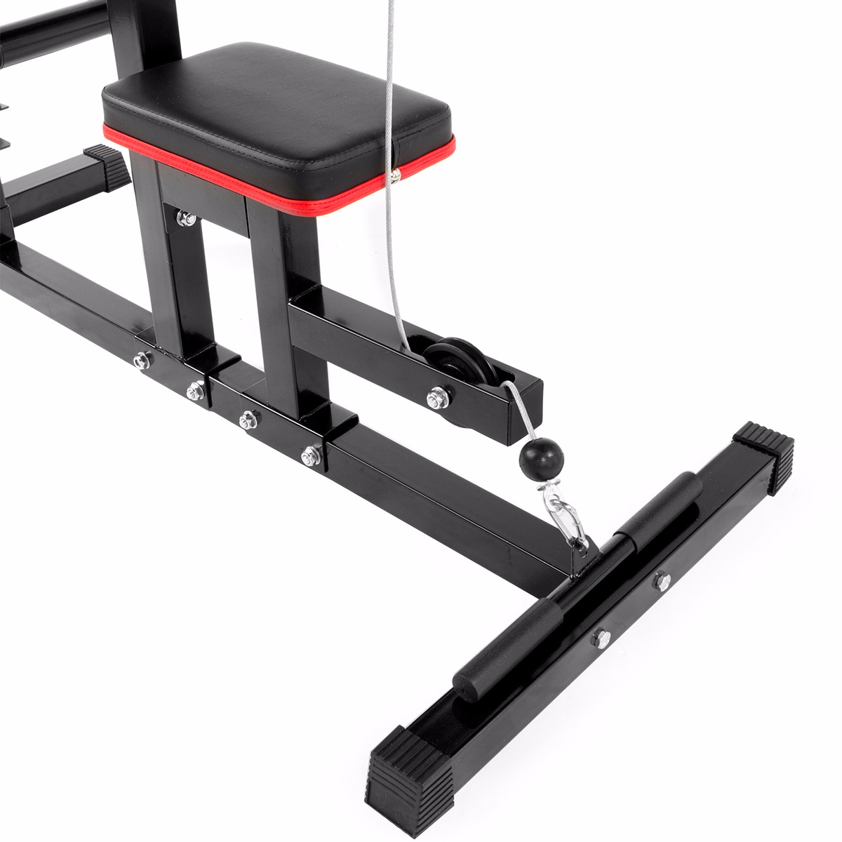 Home gym body Lat Pull down Machine Low Row Bar Cable Fitness weigh ...