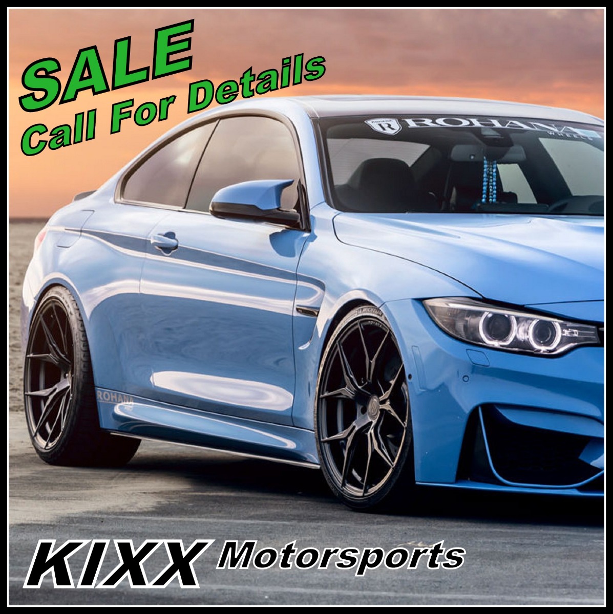 20" ROHANA RFX5 20x9 20x11 FORGED BLACK CONCAVE WHEELS For BMW F80 M3 ...