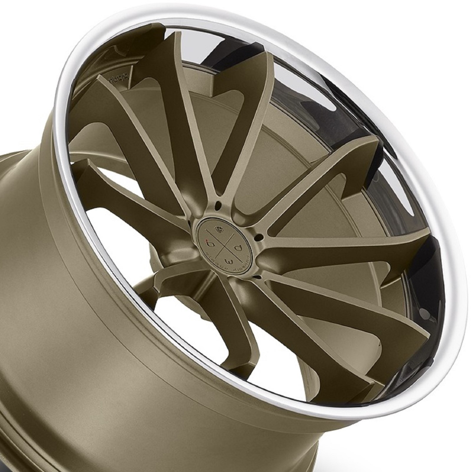 4 New 20" STAGGERED BLAQUE DIAMOND BD23 20x9 20x10 BRONZE ...