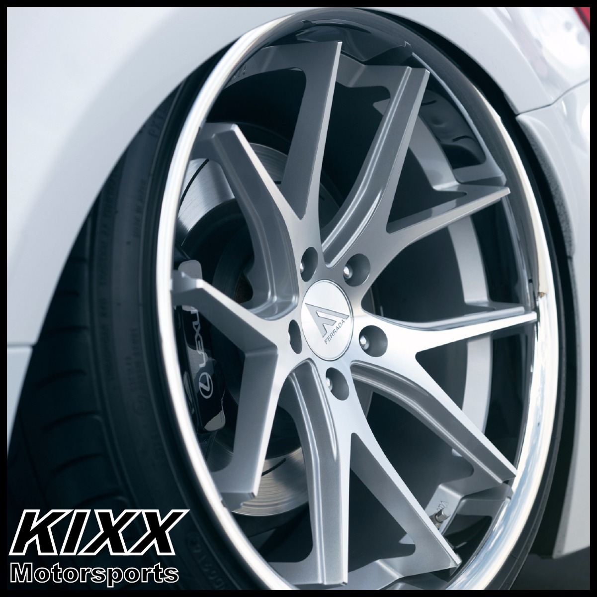 20 FERRADA FR2 20x9+35 20x10.5+38 SILVER WHEELS For LEXUS IS250 IS350 F ...