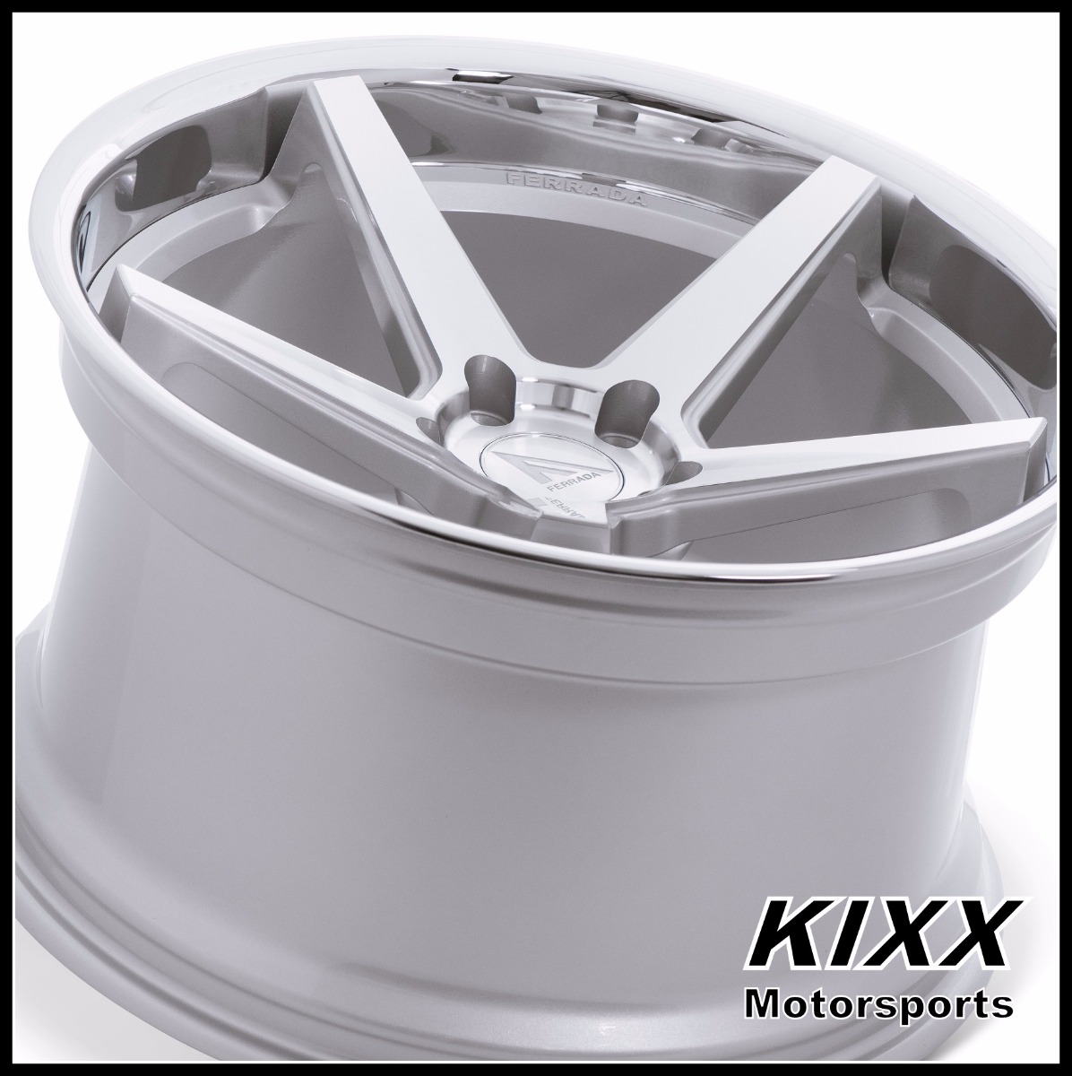 20" FERRADA FR3 20x9/10.5 SILVER WHEELS fits MERCEDES W212 E250 E350 ...