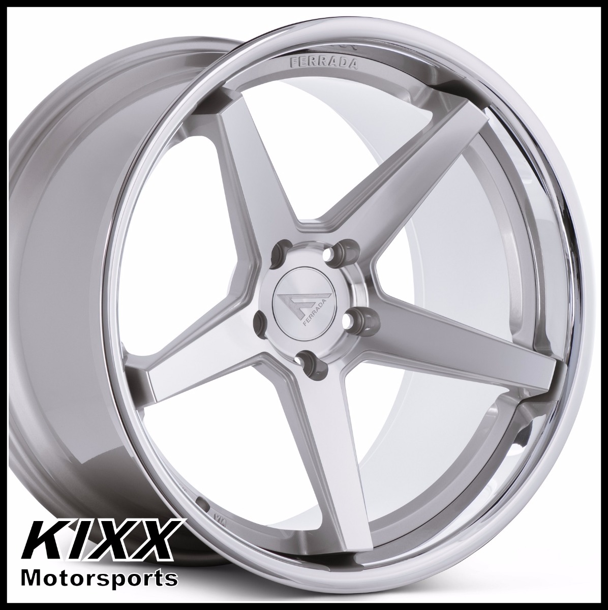 20" FERRADA FR3 20x9/10.5 SILVER WHEELS fits MERCEDES W212 E250 E350 ...