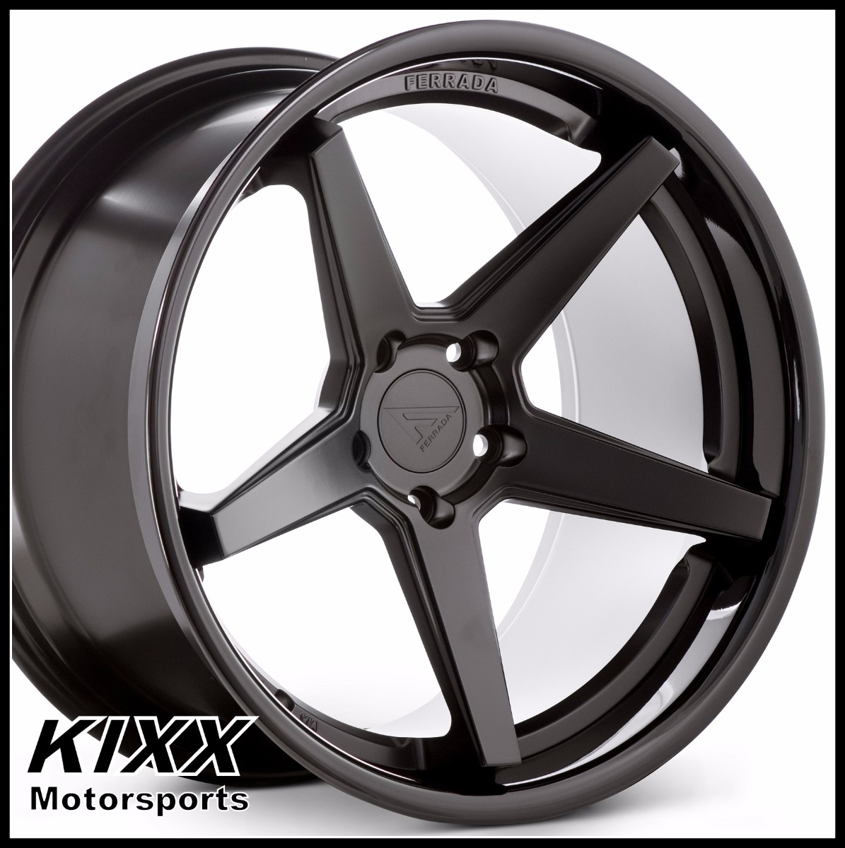 20" FERRADA FR3 20x9 20x10.5 BLACK CONCAVE WHEELS for FORD MUSTANG GT ...
