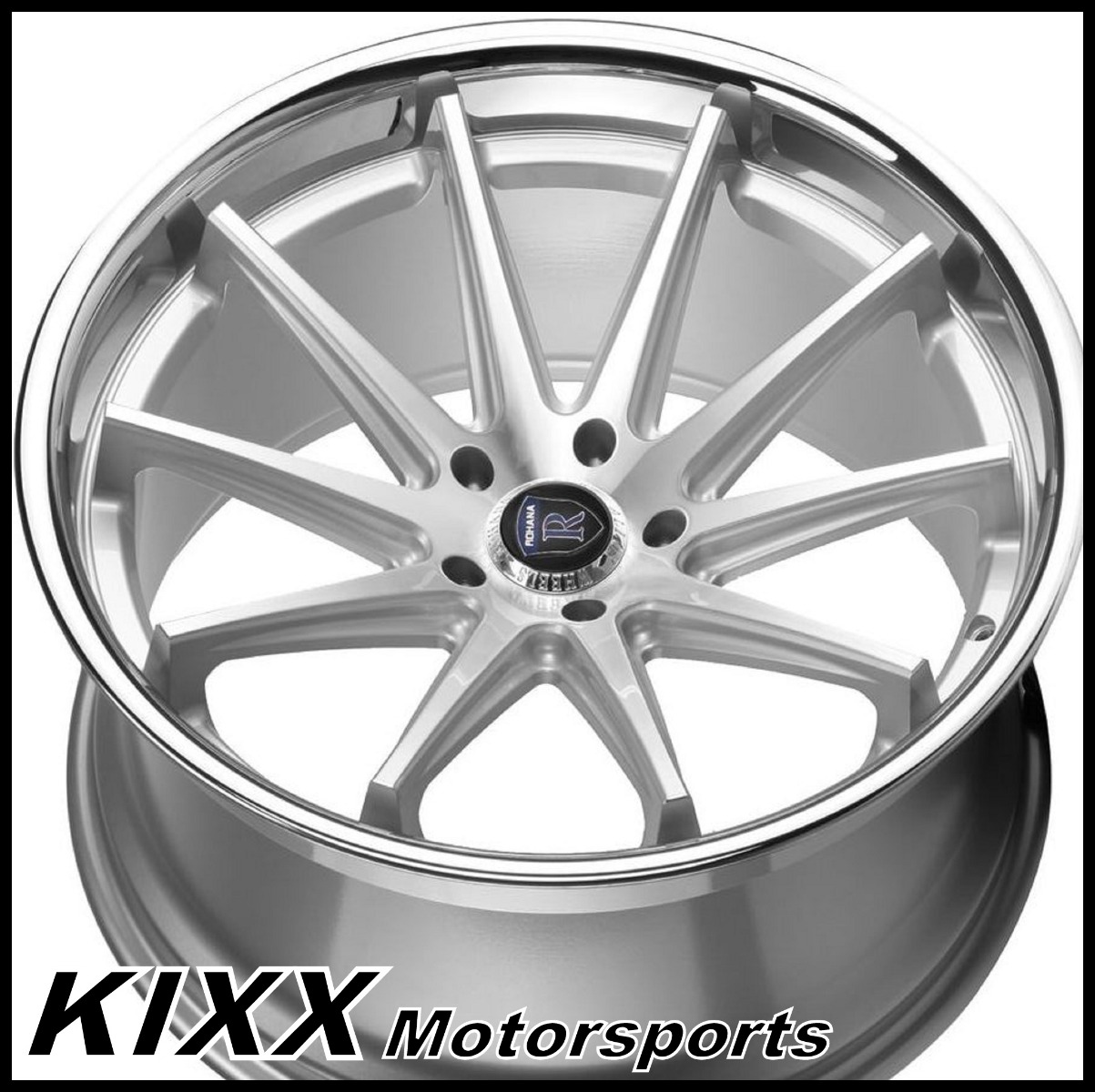 19" ROHANA RC10 19x8.5 SILVER WHEELS RIMS FITS LEXUS GS300 GS400 GS430 ...