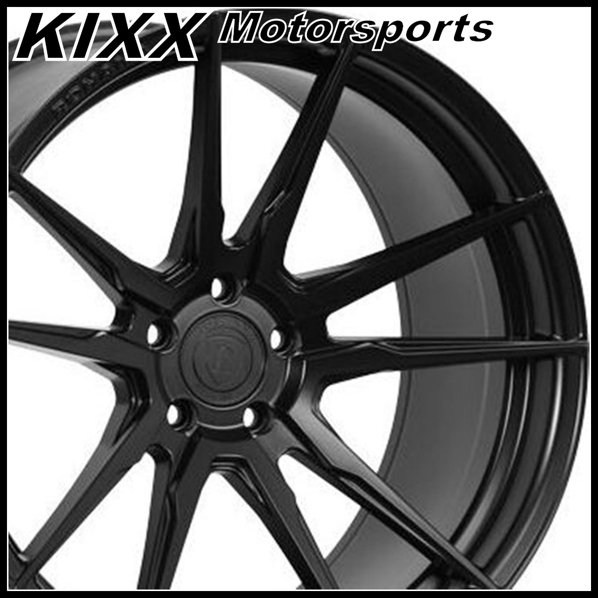 20" ROHANA RF2 20x9+20 20x12+50 BLACK CONCAVE WHEELS For CHEVY CORVETTE ...
