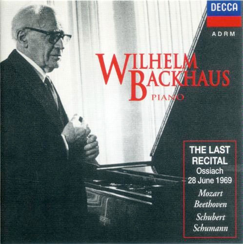 Wilhelm Backhaus Piano The Last Recital Ossiach, 28 June 1969