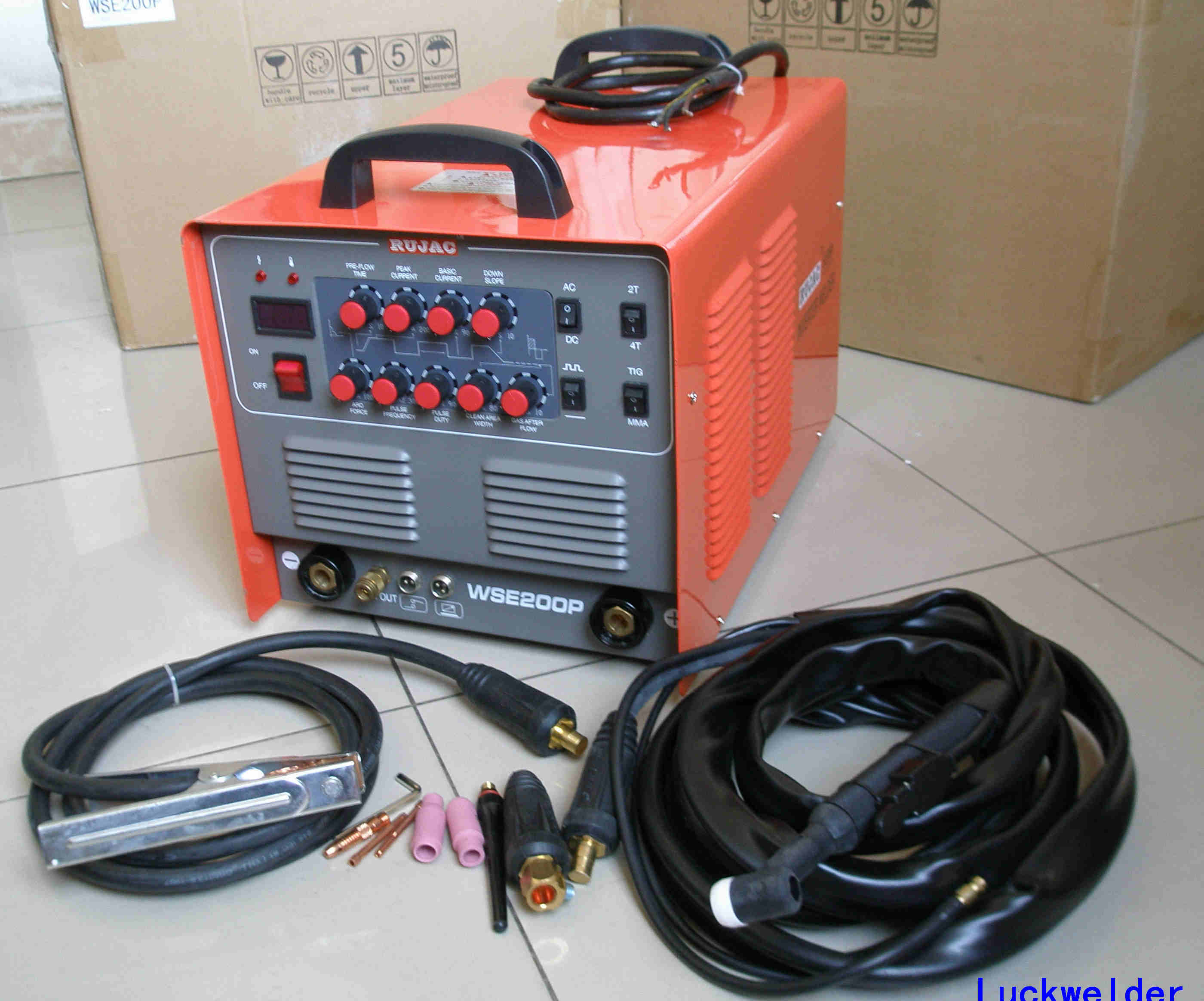 NEW WSE 200P AC/DC TIG/MMA 2in 1 PULSE WELDER Aluminium | eBay