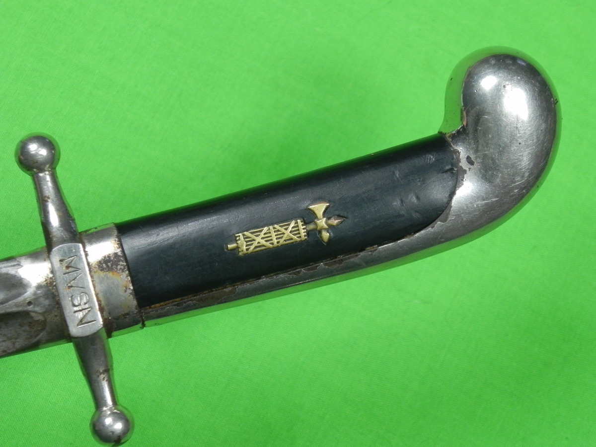 Italian Italy WWII WW2 Officer's Dagger Fighting Knife & Scabbard | eBay