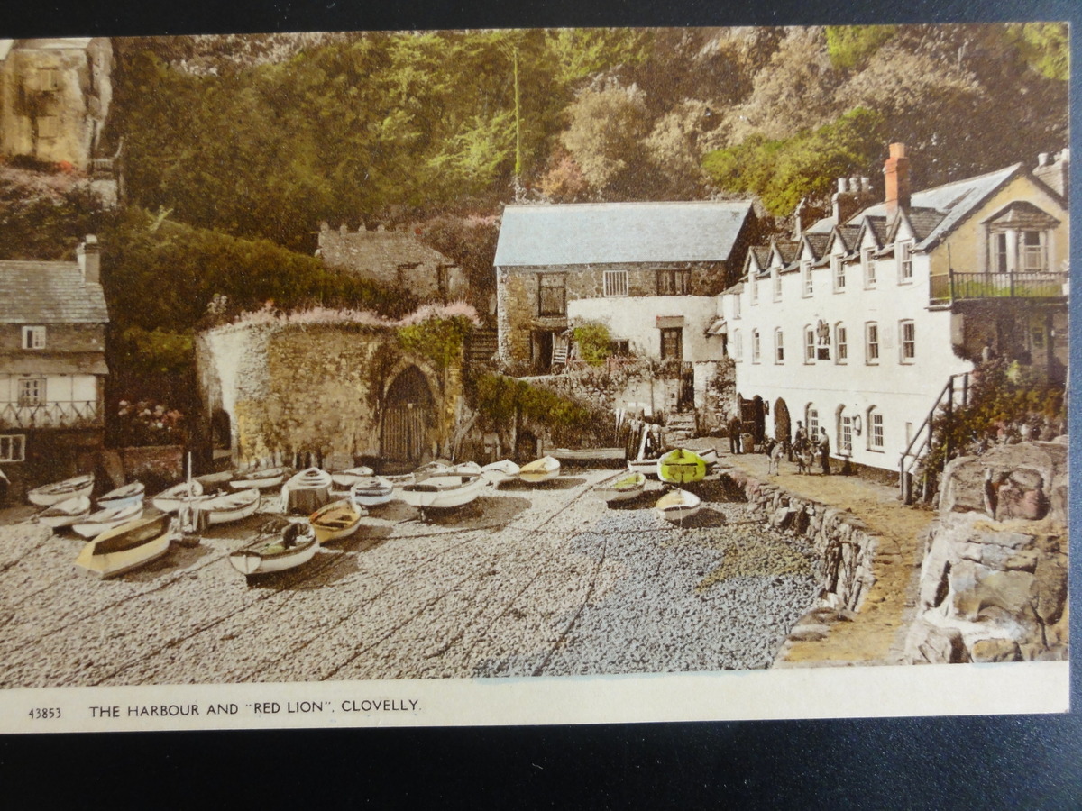 Devon: CLOVELLY Collection of 5 Old Postcards - ALL SHOWN | eBay