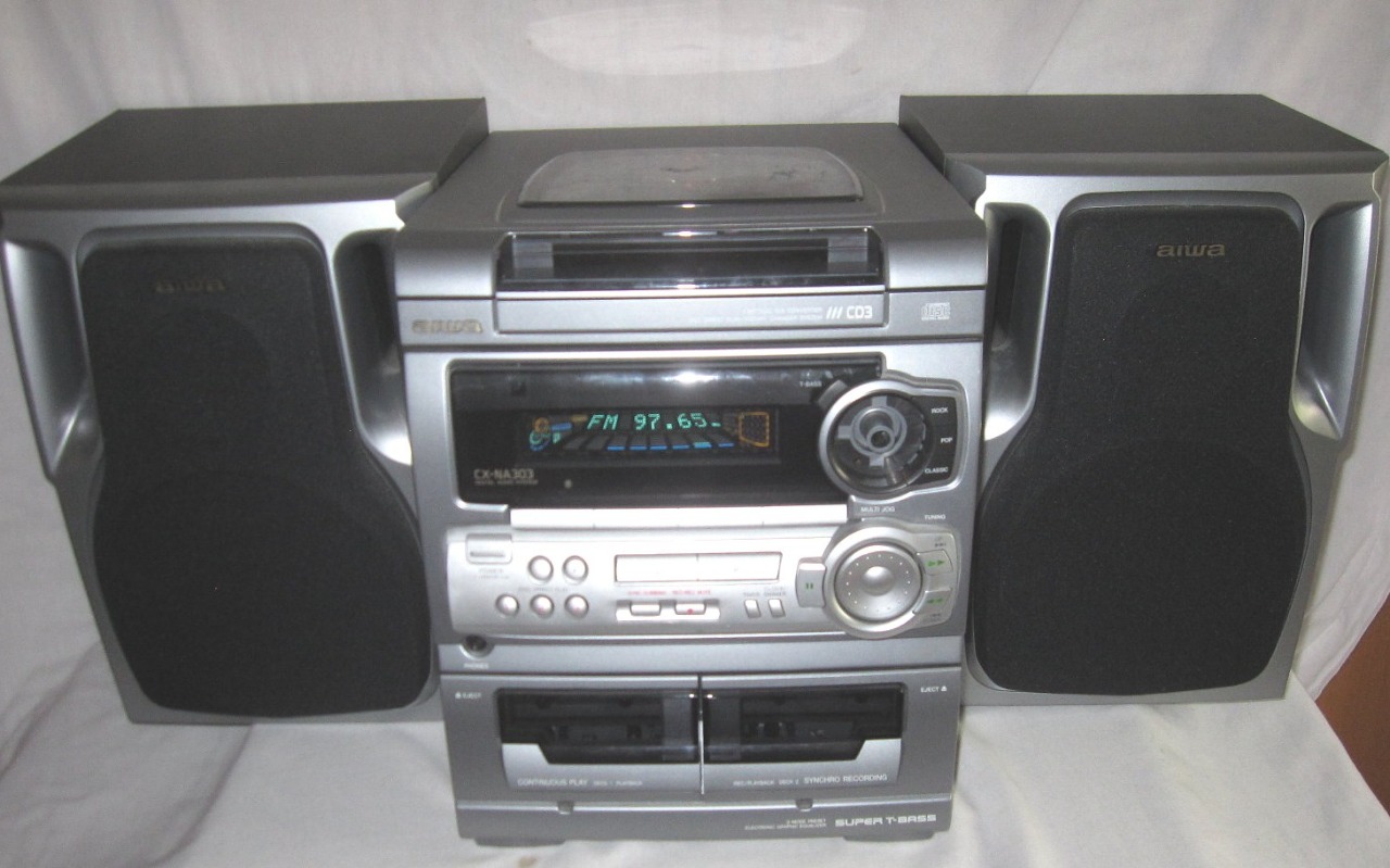 Aiwa Shelf Stereo System at Karen Medina blog