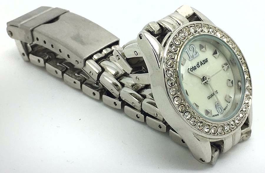 Authentic Cote d' Azur Silver Toned Watch | eBay