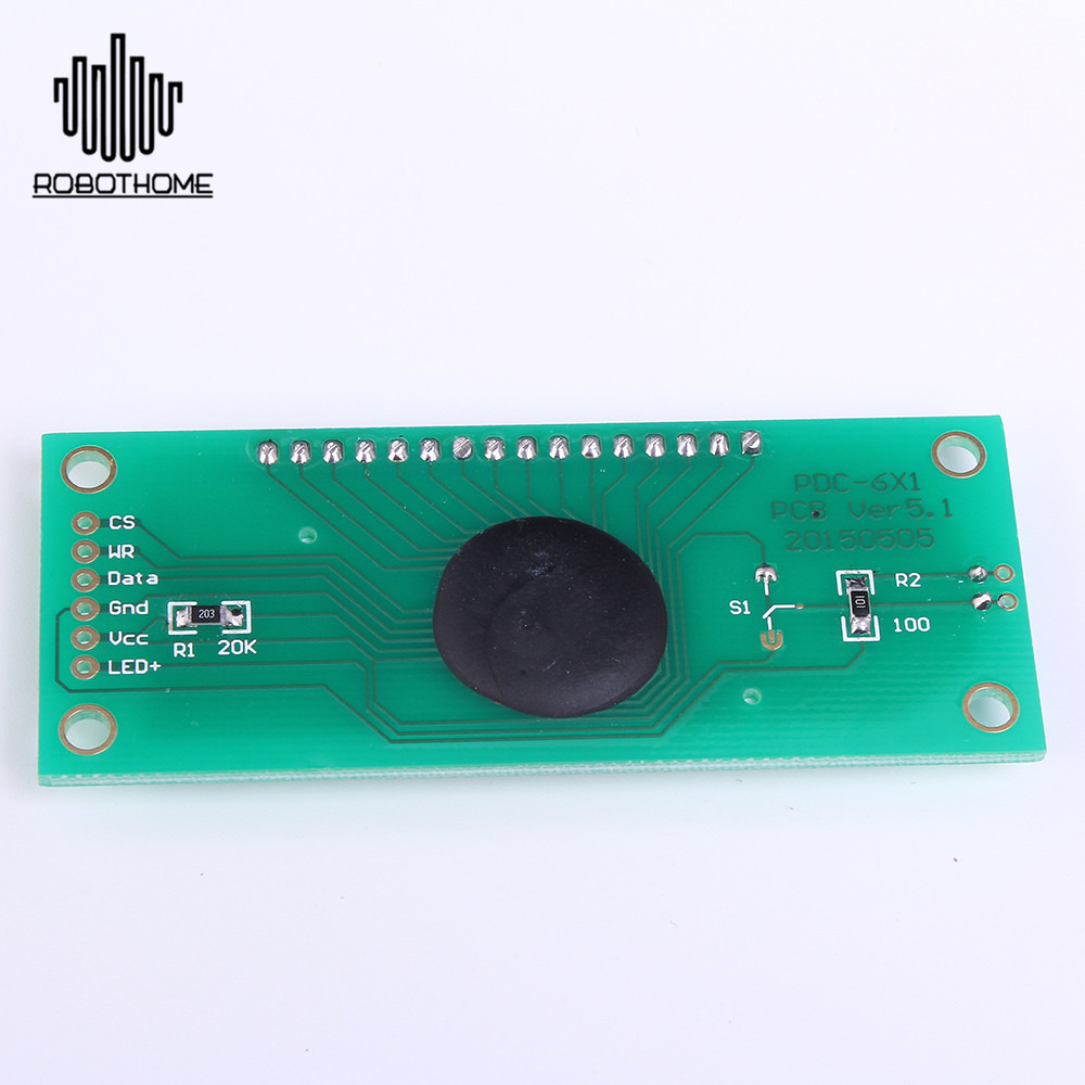 Купить Жк-дисплей модулей Unbranded 6 8/3/SPI HT1621 LCD Arduino в ...