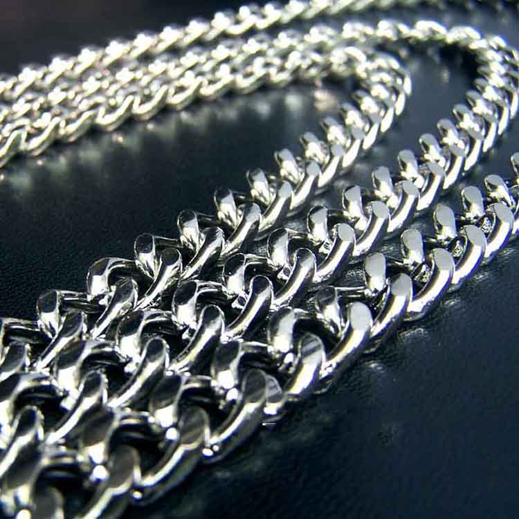Biker Wallet Chain 23" Skull Death Leash Wallet Chain – Heavy Biker ...