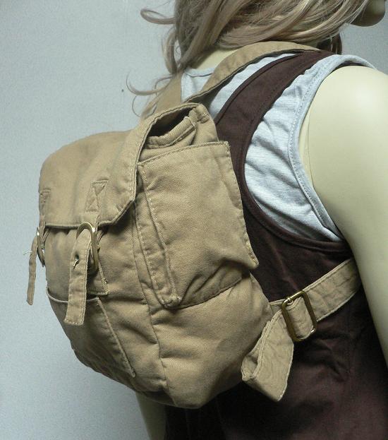 Lara Croft Backpack Cotton Canvas Bag * Tomb Raider * | eBay