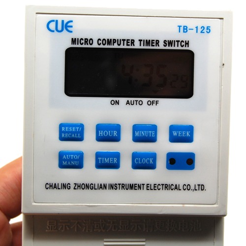 110V/220V LCD Digital Micro Computer Programmable Timer Switch Control ...