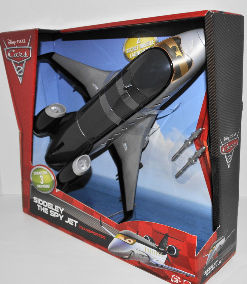 NEW DISNEY PIXAR CARS 2 SIDDELEY THE SPY JET TRANSPORTER plane | eBay