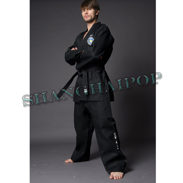 TaeKwonDo TKD Uniform Dan Dobok Korean Poom Fighter Karate Tang Soo Do ...